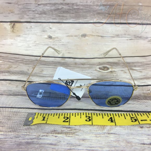 American Classic | Accessories | Round Aviator Sunglasses Gold Frame ...